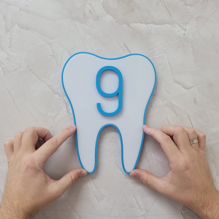 Broj za zubarsku ordinaciju | CODE3D - Izrada 3D modela